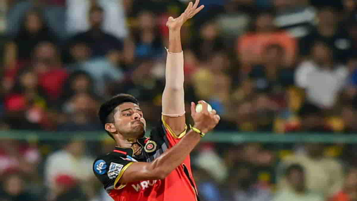 IPL 2021: Washington Sundar could not hit the RCB's score left the ...