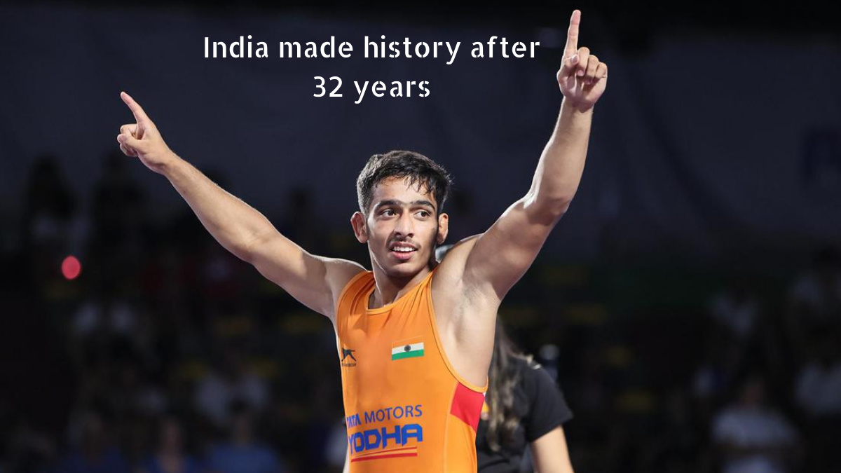 Wrestler Suraj created history in the U-17 World Championship, giving ...