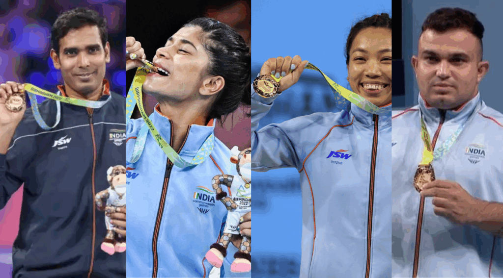 CWG 2022 Indian Gold Medalists at Commonwealth Games