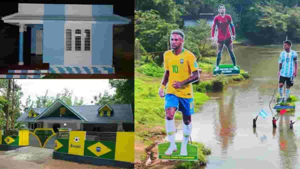 In football-crazy Kerala, Qatar ruler's cut-out raised alongside Messi ...