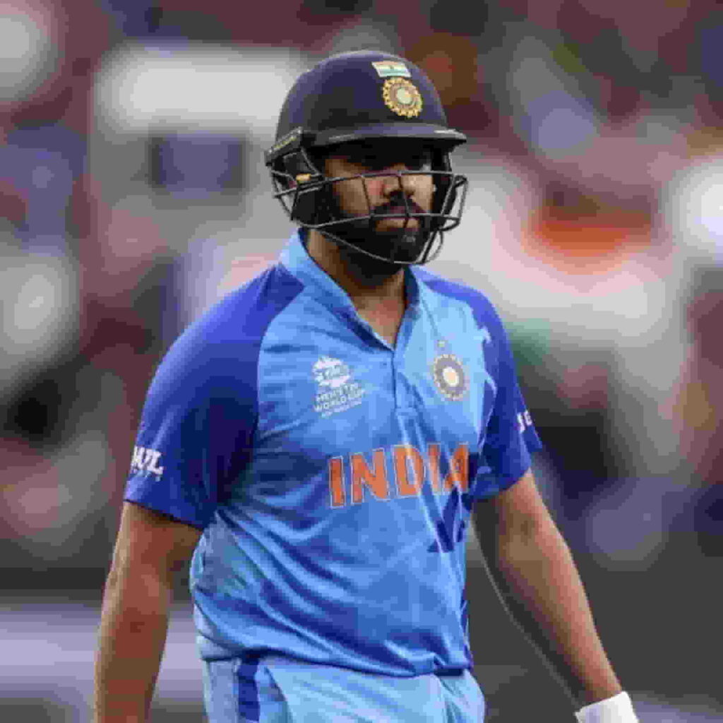 Rohit Sharma suffers forearm injury, seen moving around with an icepack ...