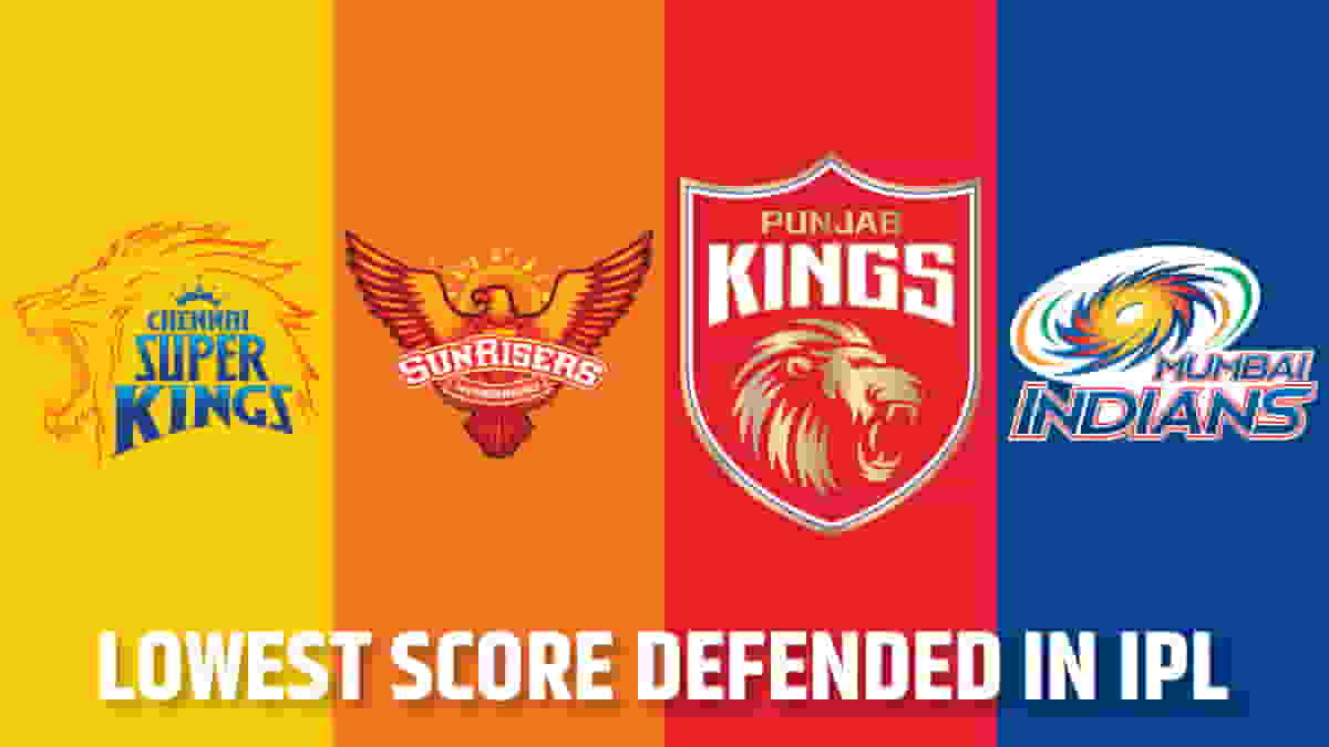 IPL Records and Statistics: Lowest Score Defended in IPL by Cricketers ...