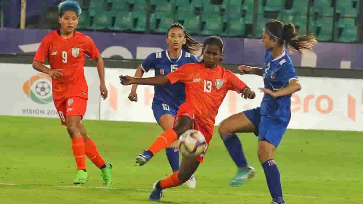 Nepal goalkeeper Anjila Subba | Sports Digest