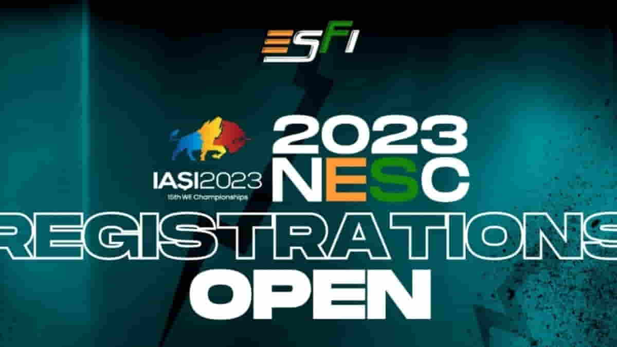 ESFI announce dates of NESC 2023 for 15th World Esports Championships