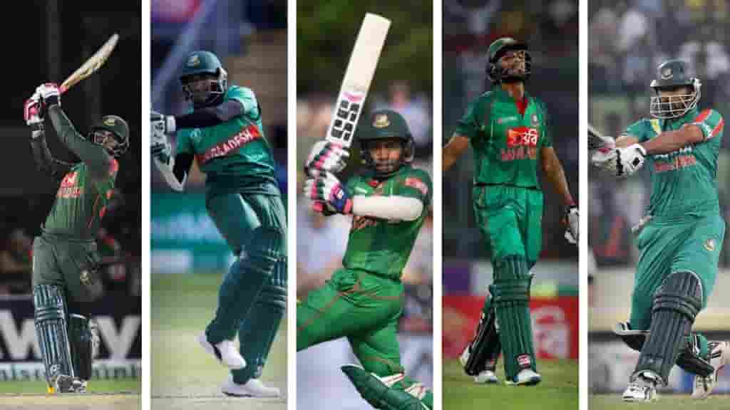 Bangladesh's Individual Batting Records: most runs in each batting position