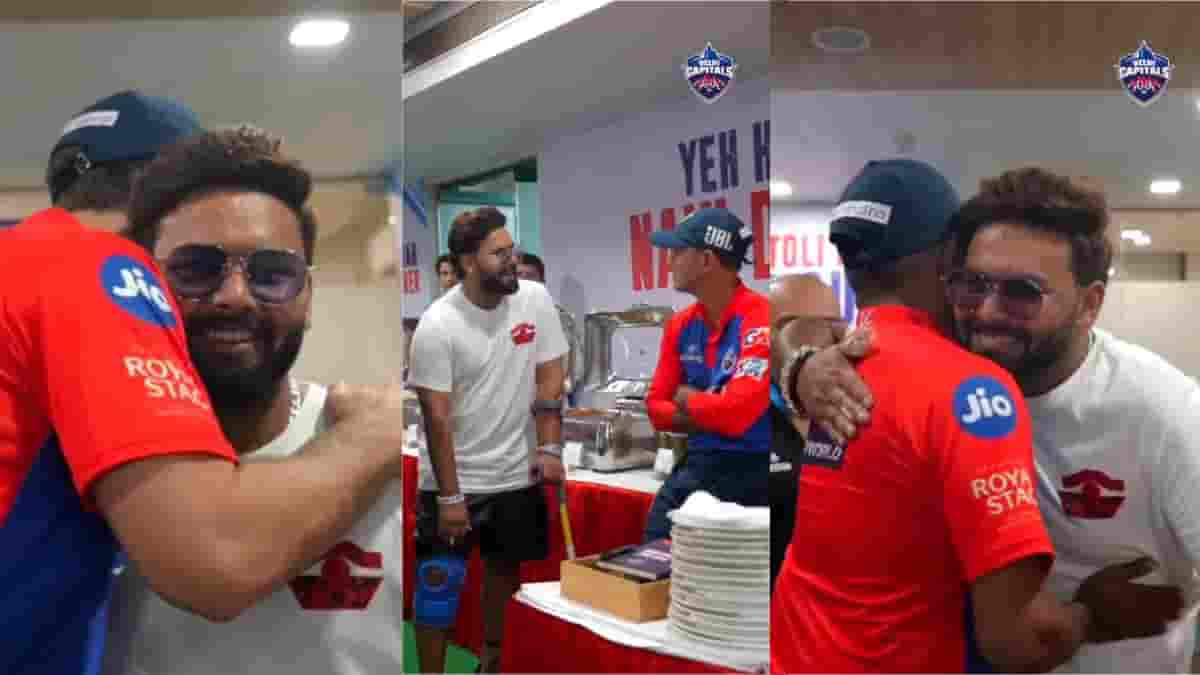 IPL 2023: Ricky Ponting, Shubman Gill, and others are introduced to Rishabh Pant in the Delhi ...