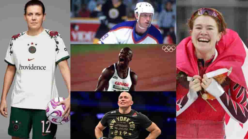 Top 5 world popular athletes from Canada