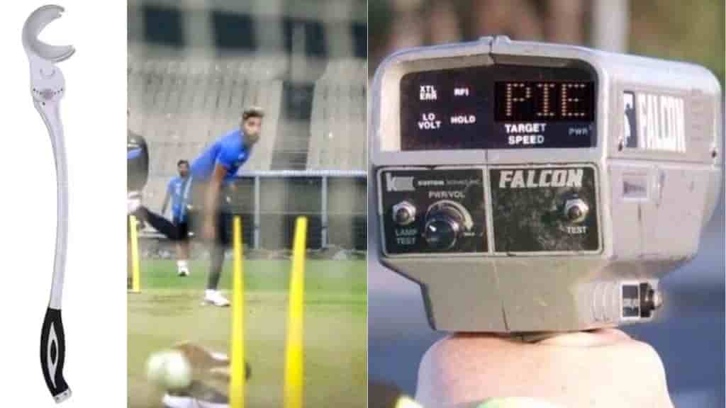 What are the different tools and machines used in cricket?