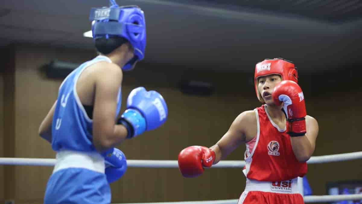 Why are there only red and blue corners in fighting sports?