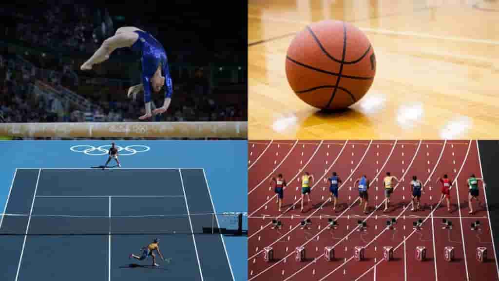 What are the top ten most-watched sports in the Olympics?
