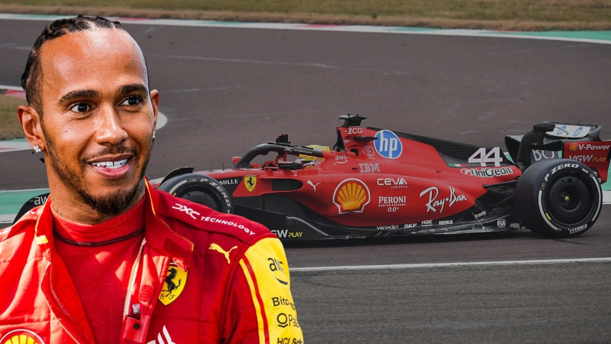 Lewis Hamilton Breaks Silence After Ferrari F1 Test Crash