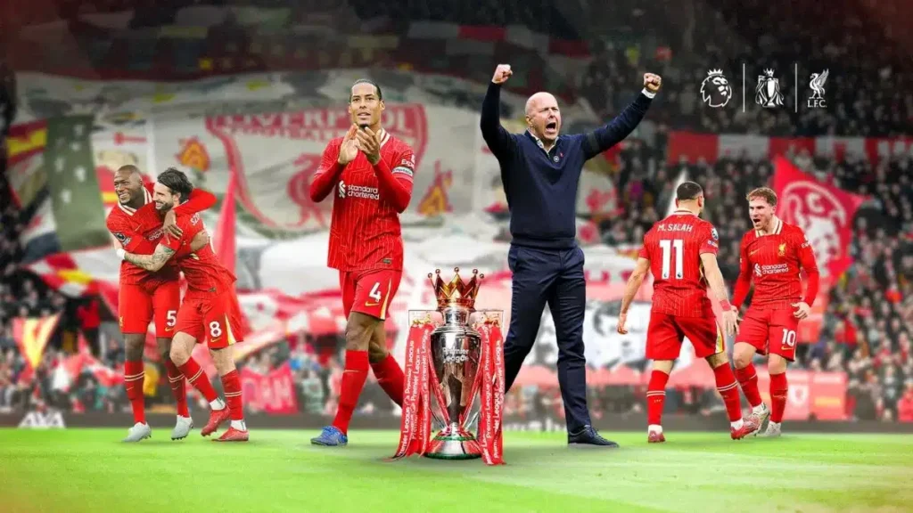 Liverpool Crowned English Champions 2024-25: Win The Title For Record ...