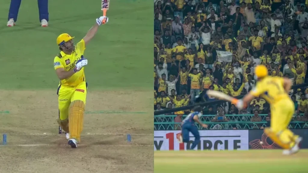 IPL 2025: MS Dhoni Finishes In Style With Stunning One-Handed Six