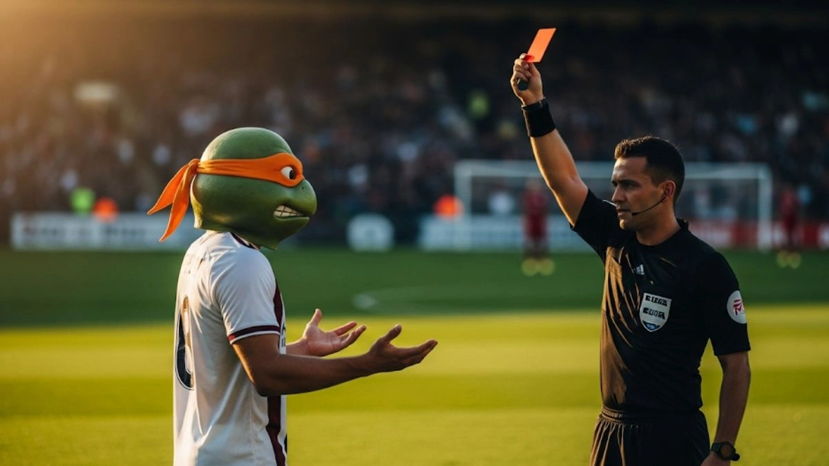 The Bizarre Story Of A Footballer Sent Off For Celebrating With A Mask
