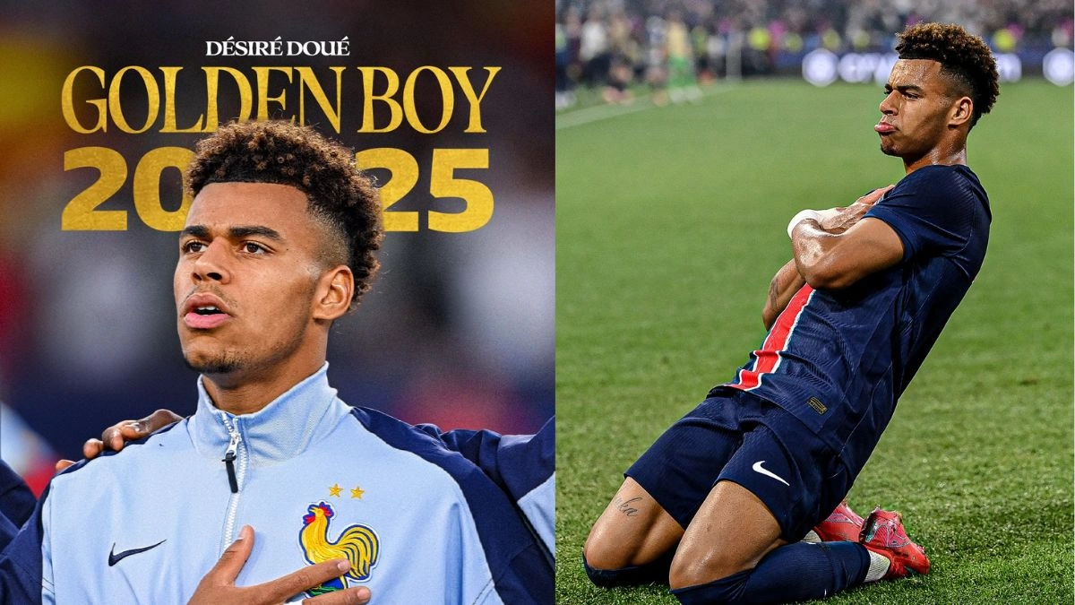 Désiré Doué Wins 2025 Golden Boy Award: PSG’s Young Star Shines Bright ...
